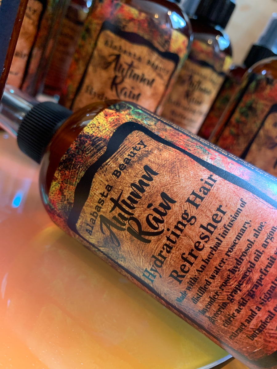 Autumn Rain Hair Refresher Spray – Alabasta Beauty ~ Wellness Boutique ...